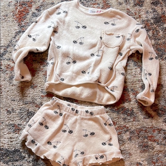 Zara | Matching Sets | Zara Matching Cherry Outfit | Poshmark